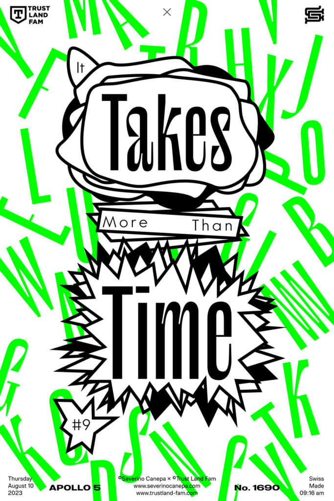 More Than Time #9 Poster #1690 - Severino Canepa